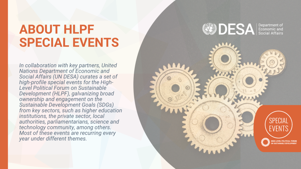 2025 HLPF Special Events | Department of Economic and Social Affairs